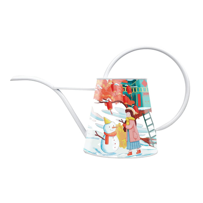 Garden Tools Long Spout Watering Can British Bloom Style (White ...